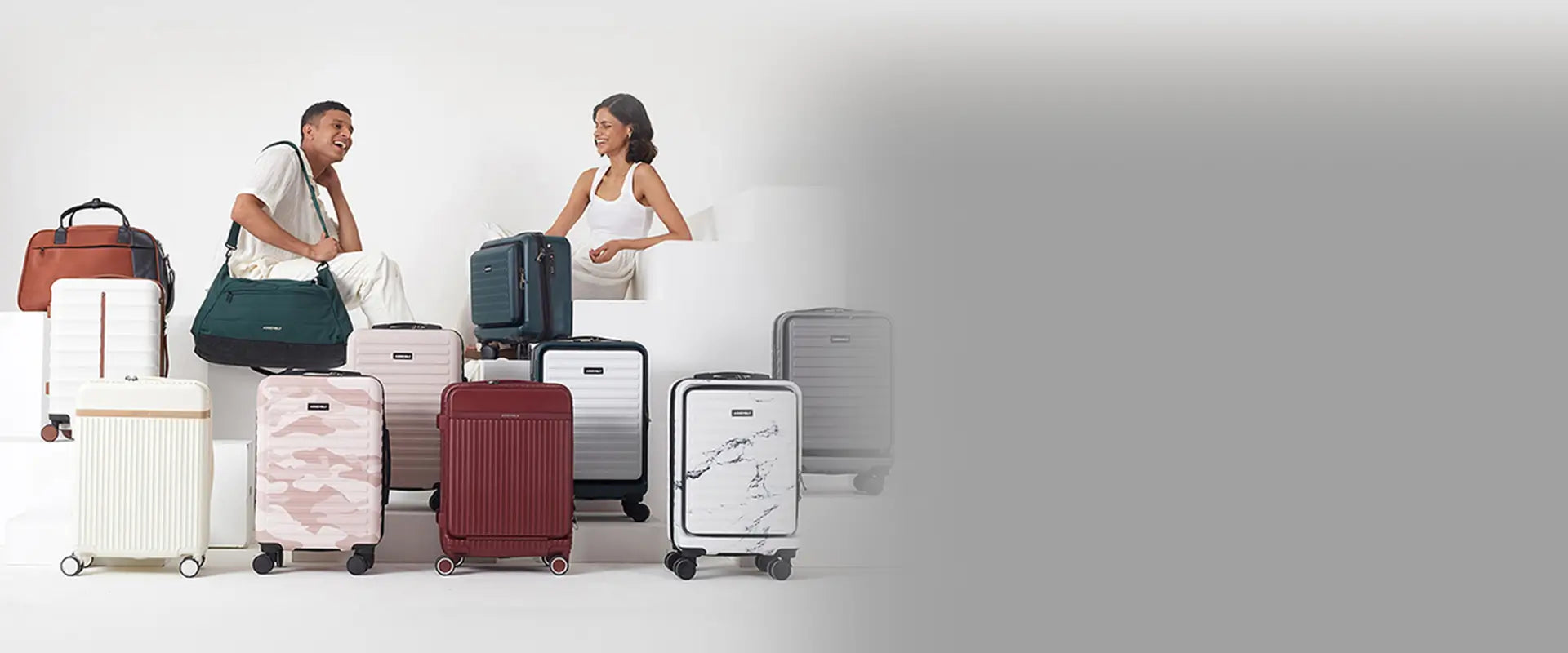 Buy Hard Trolley Bags and Suitcase Online | Assembly