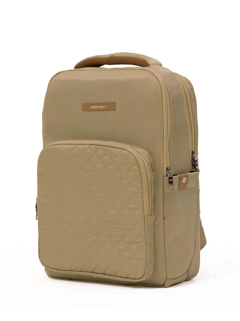 Pixel Laptop Backpack | Beige | Everyday Travel Bag for Work & College ...