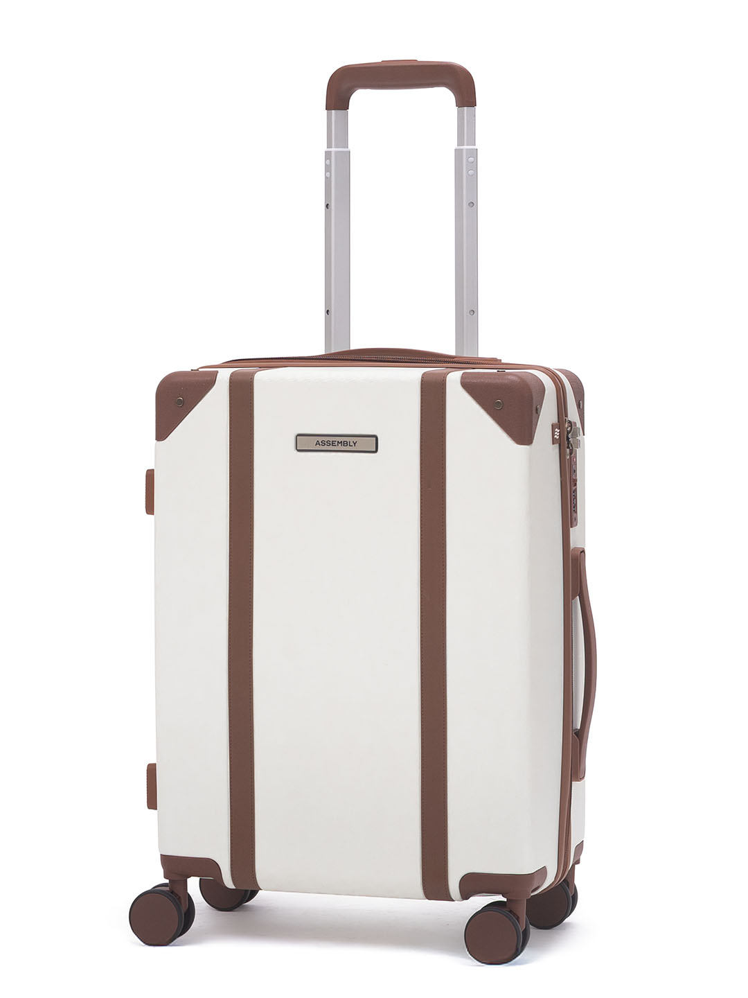 Vintage | Moon-White | Cabin Hard Luggage | Buy Cabin Hard Luggage ...