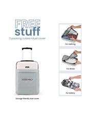 Two Tone | Ivory-Grey | Large Hard Luggage