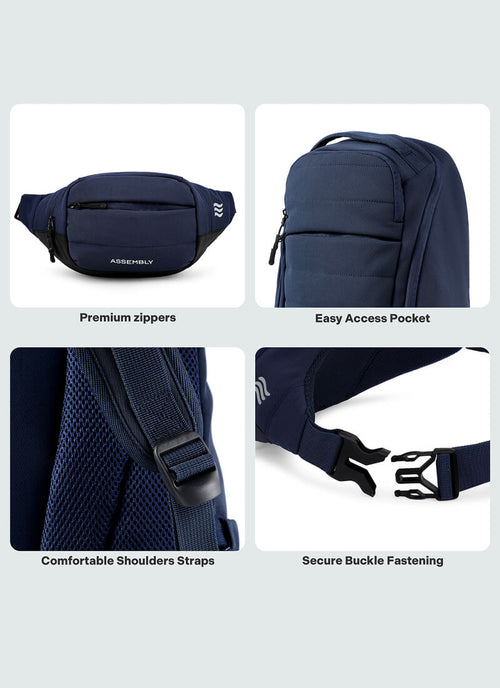 Float Backpack & Fanny Combo | Cobalt | Premium Backpack & Crossbody B