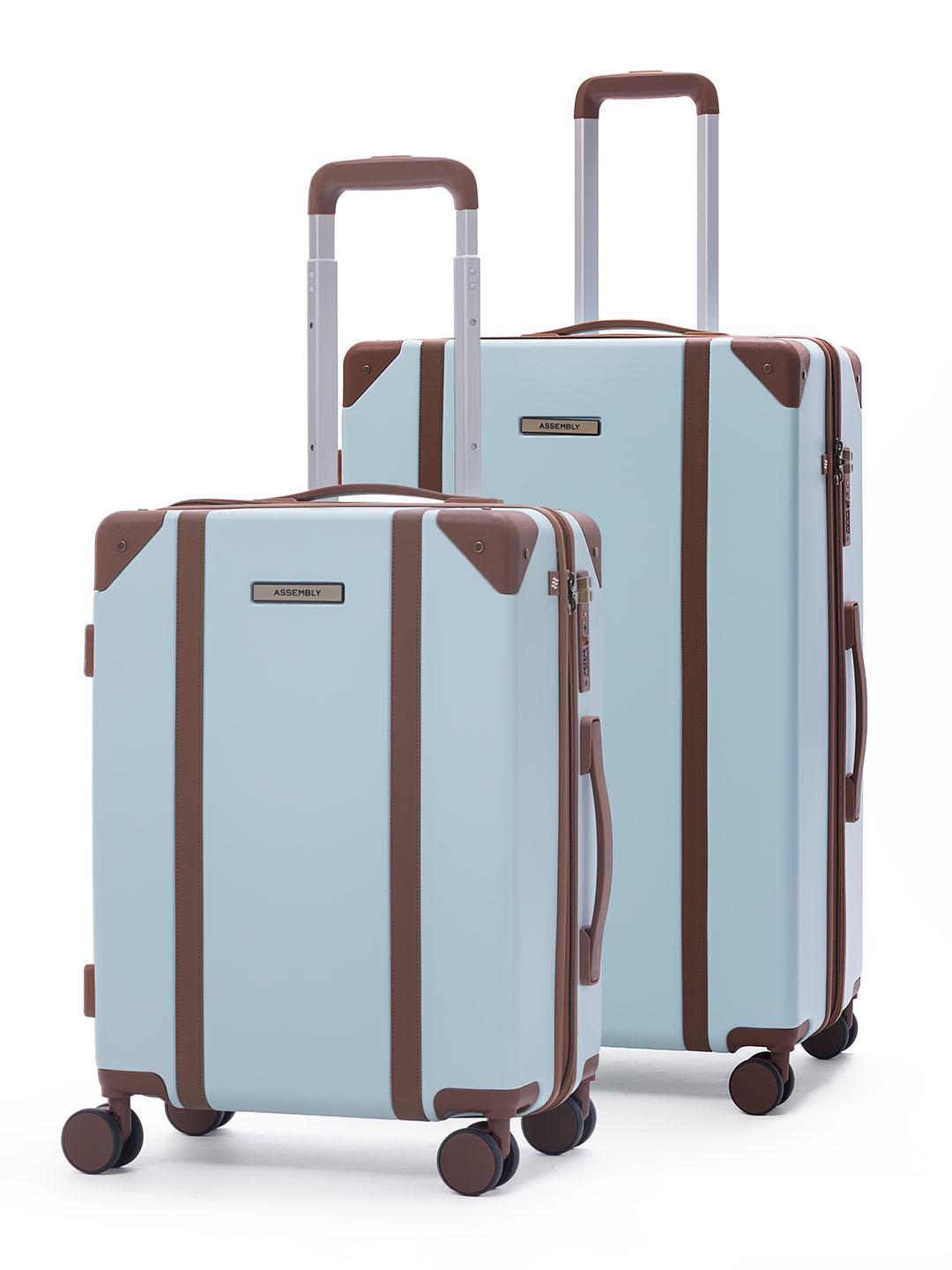 Vintage Combo | Cadet Blue | Cabin+Medium Hard Luggage | Buy Set of 2 ...